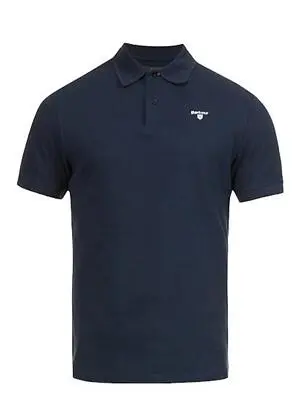 Barbour Crest-embroidered Regular-fit Cotton-piqué Polo Shirt Xxl - New Navy