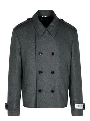DOLCE & GABBANA Wool-Blend Double-Breasted Jacket