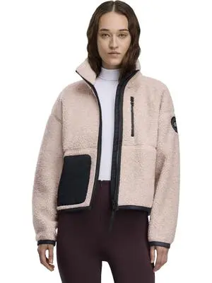 Canada Goose Simcoe Zip Up Fleece Jacket - Lucent Rose