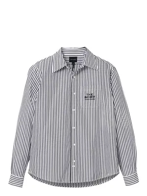 Marc Jacobs Marc Jacobs Striped Cotton Shirt Black