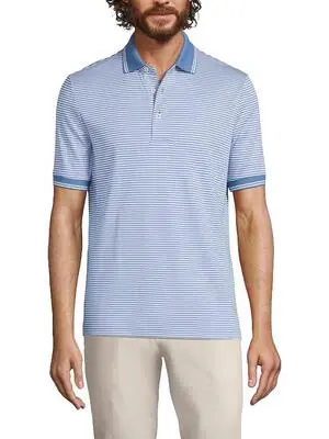LANDS' END Short Sleeve Cotton Supima Polo Shirt