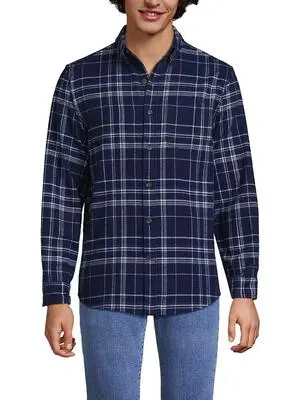 LANDS' END Flagship Flannel Shirt