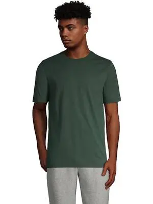 LANDS' END Super-t Short Sleeve T-shirt - Deep Woodland Green
