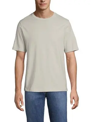LANDS' END Super-t Short Sleeve T-shirt Light Stone
