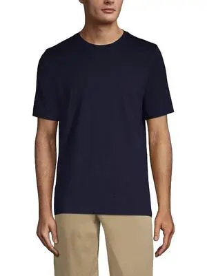 LANDS' END Super-t Short Sleeve T-shirt - Radiant Navy