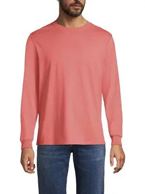 LANDS' END Super-t Long Sleeve T-shirt Coral Clay