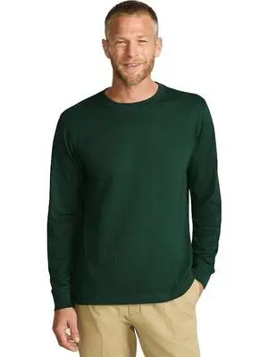 LANDS' END Super-t Long Sleeve T-shirt - Pine Valley