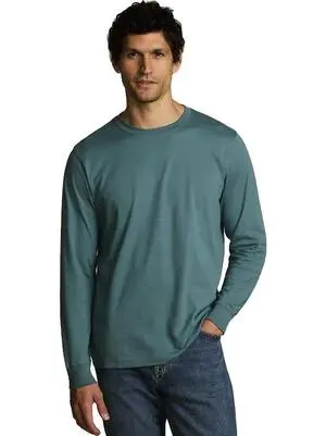 LANDS' END Super-t Long Sleeve T-shirt Tourmaline