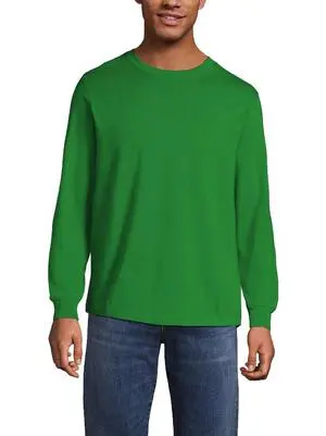 LANDS' END Super-t Long Sleeve T-shirt True Green