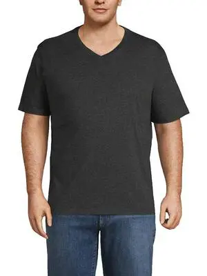 LANDS' END Super-t Short Sleeve V-neck T-shirt
