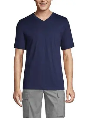 LANDS' END Super-t Short Sleeve V-neck T-shirt