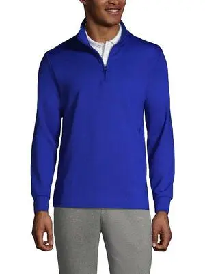 LANDS' END Quarter Zip Pullover - Cobalt