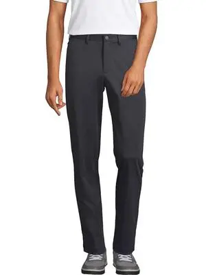 LANDS' END Traditional Fit Flex Performance Golf Pants - Charcoal