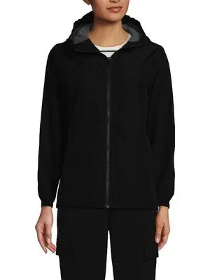 LANDS' END Rain Jacket - Black