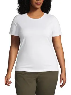 LANDS' END Supima Cotton Crewneck T-Shirt
