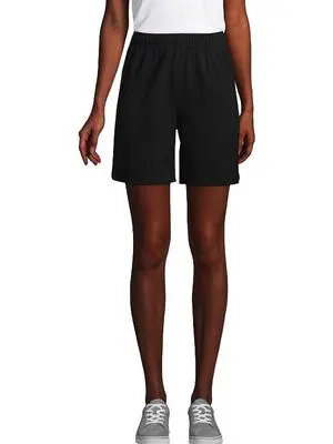 LANDS' END Lands' End School Uniform Mesh Gym Shorts Black