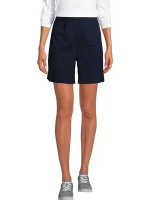 LANDS' END Lands' End School Uniform Mesh Gym Shorts Classic Navy