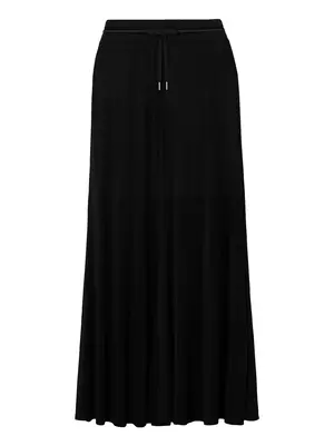 Helmut Lang Stretch-jersey Maxi Skirt - Black