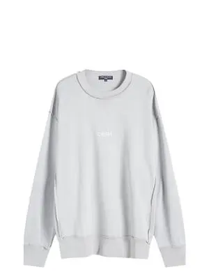 Comme Des Garçons Cdgh Embroidered Sweatshirt - Blue/grey