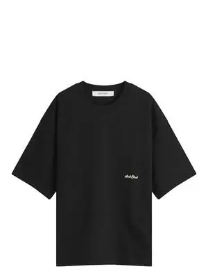 ABOUT:BLANK Banner T-shirt - Black/ecru