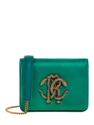 Roberto Cavalli Logo-plaque Mini Bag - Green