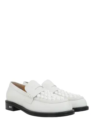 Mach & Mach Caddy Loafers - White