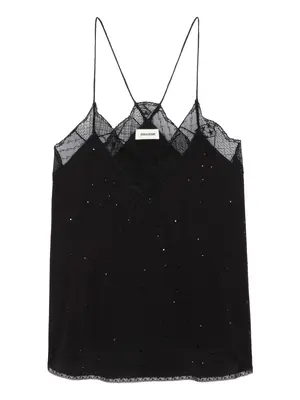 Zadig&Voltaire Christy Silk Top - Black