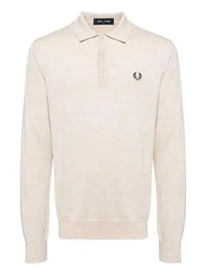 FRED PERRY Logo-embroidered Polo Shirt