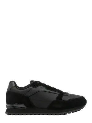 BOSS Panelled Design Sneakers - Black