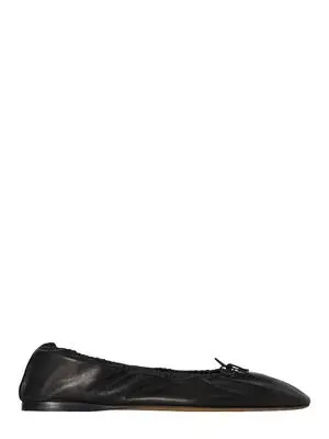 THE ROW Awar Ballerina Flat Black