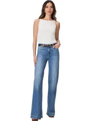Paige Leenah Wide Leg Jean - Denim
