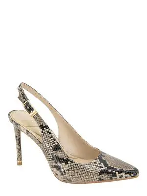 KENNETH COLE Kenneth Cole Quinnly Slingback Pump Taupe Snake