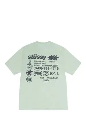 StÜssy Dna Pigment Dyed Tee Shirt Granite