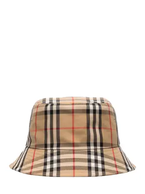 Burberry Vintage Check Bucket Hat - Archive Beige
