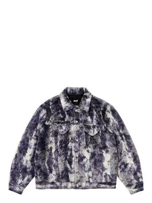 PALACE Furry Trucker Jacket - Grey