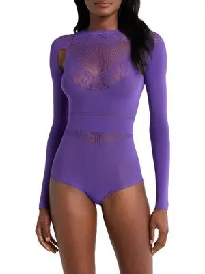 HAUTY Matilda Long Sleeve Teddy - Purple
