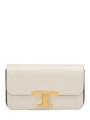 TOD'S Micro Flap Leather Shoulder Bag