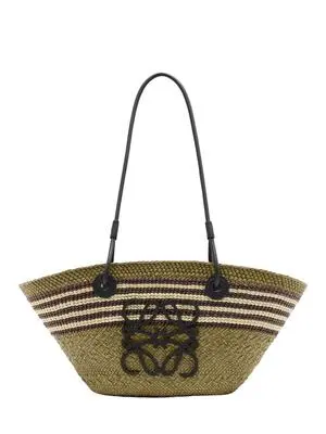 Loewe X Paula’s Ibiza Anagram Basket Bag Green