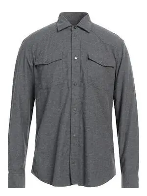 DONDUP Shirt Size Cotton, Cashmere - Grey