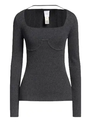 Patou Knitted Mélange Sweater - Grey