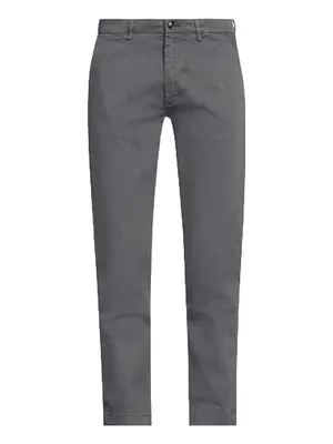 LIU •JO MAN Pants Charcoal Size Cotton, Elastane - Grey
