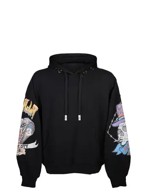 HACULLA. Crown Royale Graphic-print Hoodie - Black