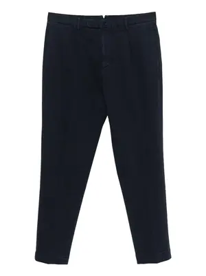 DELL'OGLIO Pleated Trousers - Blue