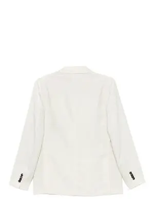 DELL'OGLIO Double-breasted Blazer - White