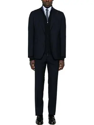 Tagliatore Pinstripe-pattern Suit - Blue