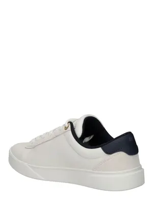 Tommy Hilfiger Leather Sneakers - White