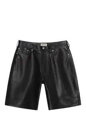 StÜssy Leather Short - Black