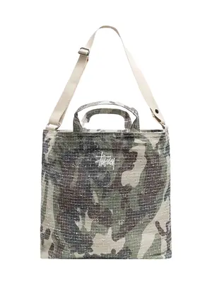 StÜssy Needle Punch Crossbody Bag - Camo