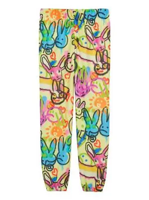 Gucci Bunny Print Jersey Pants - Multicolor