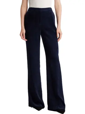 Kobi Halperin Corduroy Straight Leg Pants - Navy